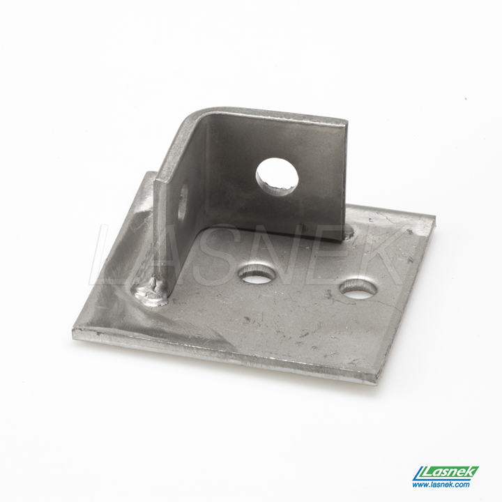 Channel Support System | Right Angle Base Plate | MSMBP305-SS_uk | Lasnek